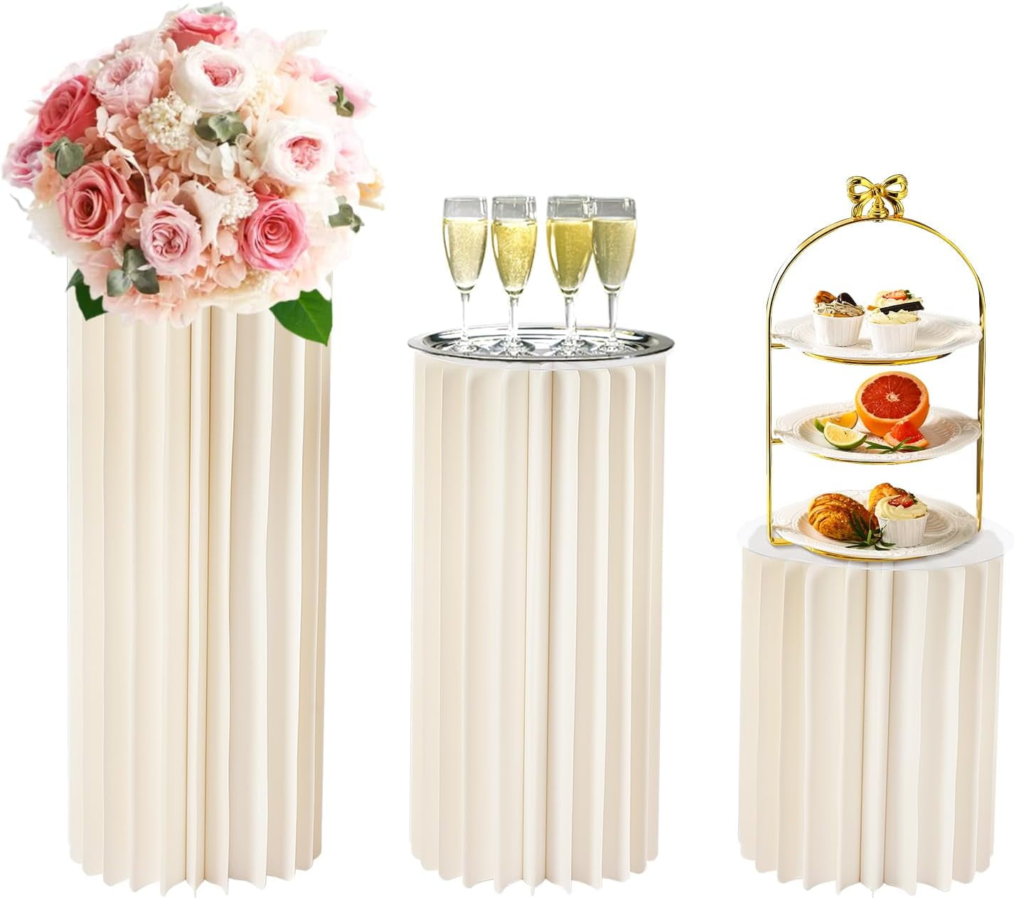 Wedding Centerpieces Cardboard Vases Foldable Cardboard Centerpiece ...