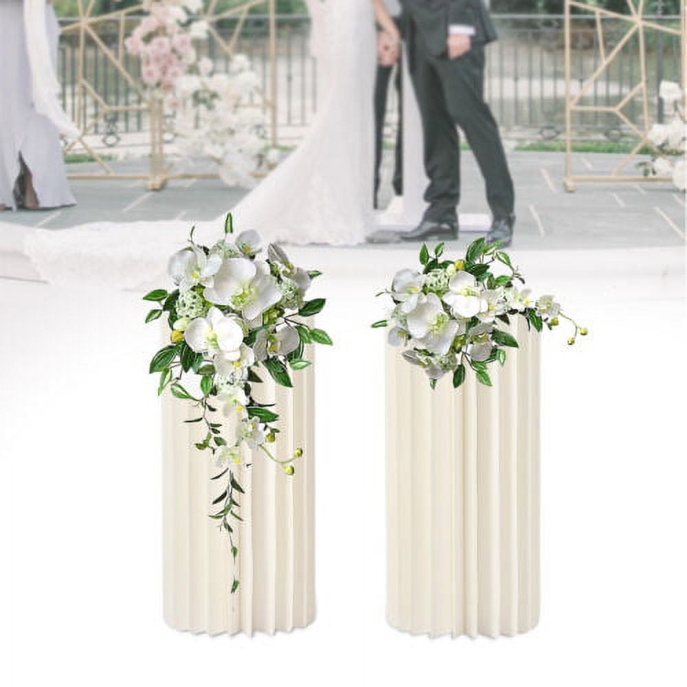 Wedding Centerpieces White Vases Reusable Stand for Bar,Hotel,Cafe ...