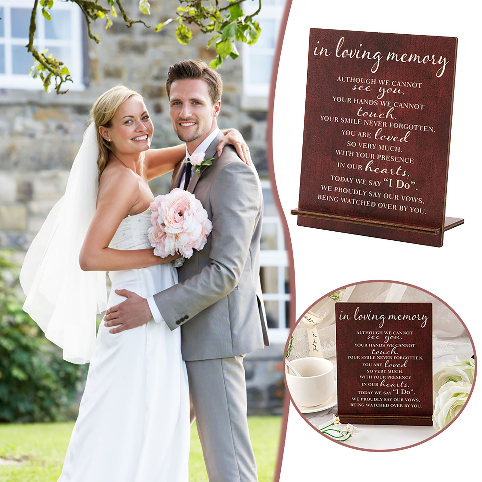 Wedding Commemorative Table Sign Wooden Wedding Banquet Sign ...