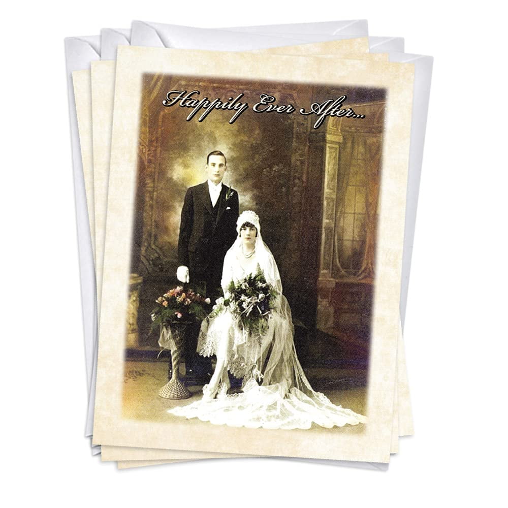 Bride & Groom Wedding Engagement Bridal Shower Greeting Cards | 3 Pack ...