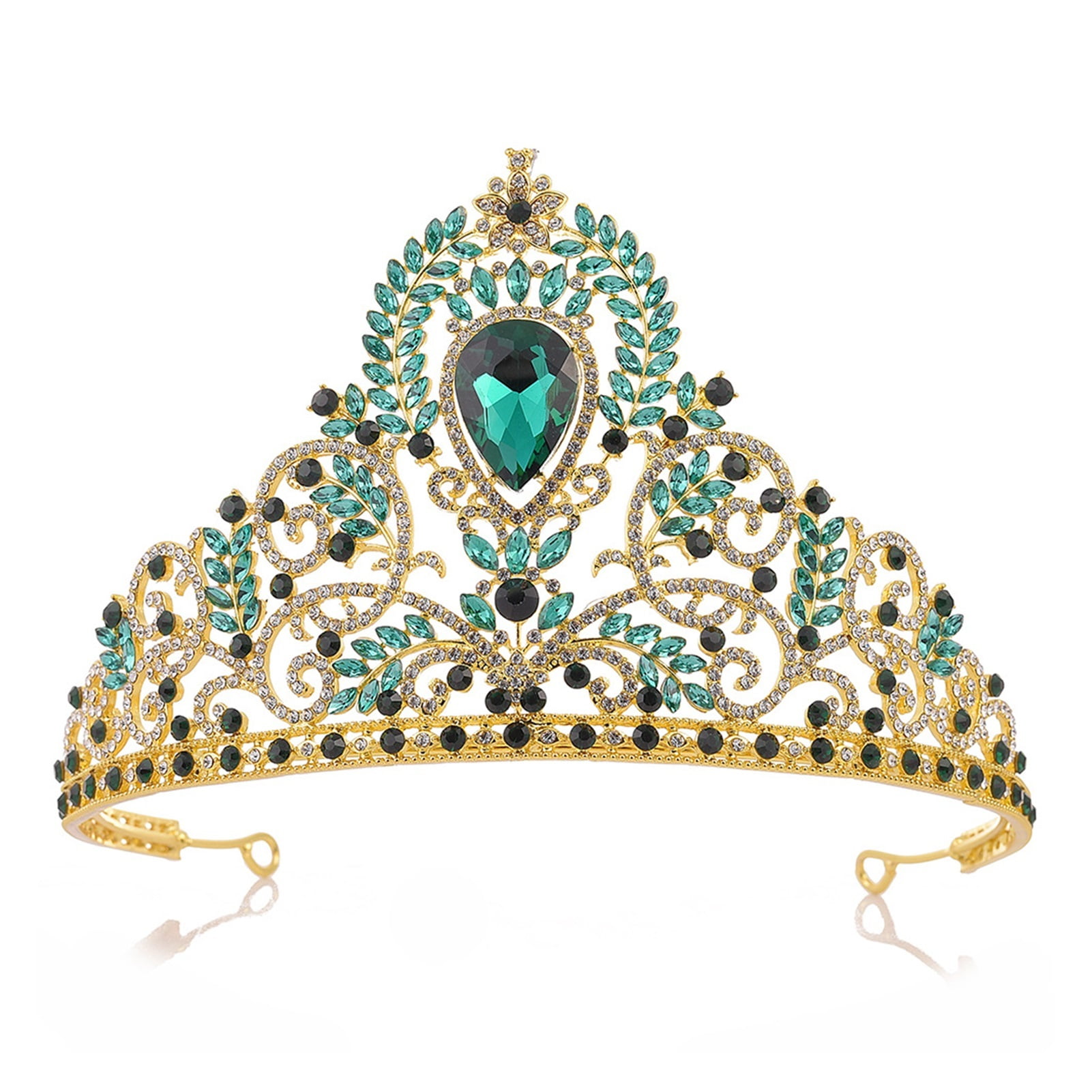 Wedding Crown Crystal Crown Retro Crown Rhinestone Baroque Crown Tiara ...