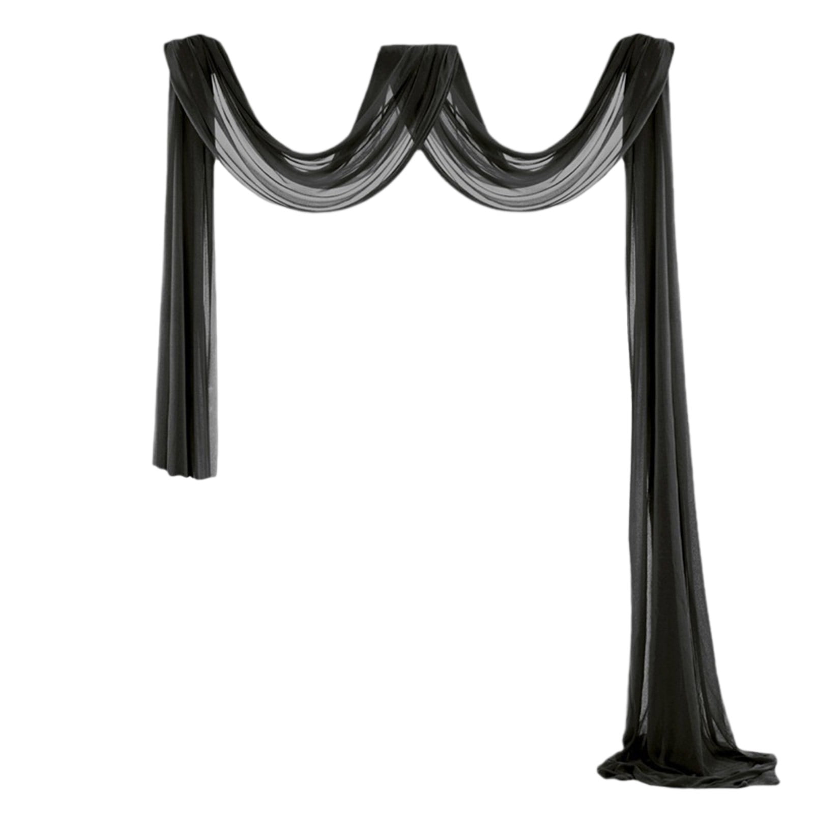 Wedding Curtain Multiuse Decorative Backdrop Tulle Arch Drapery For ...