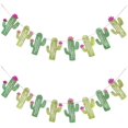 RENACLIPY 2-Pack Assorted Color Cactus Banner Pennants with Hooks for ...