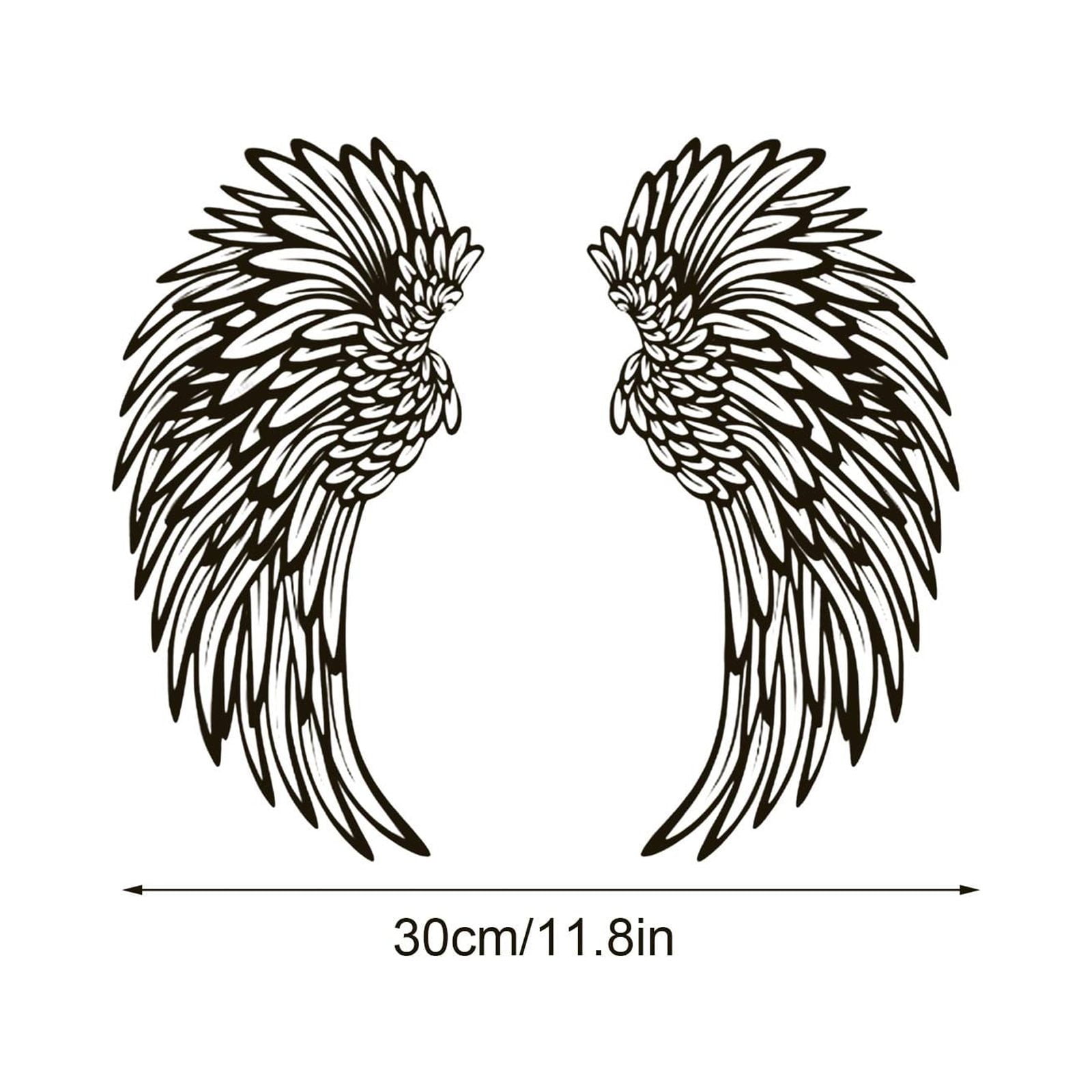 Wedding Decorations for Reception Large Metal Angel Wall Decoration ...