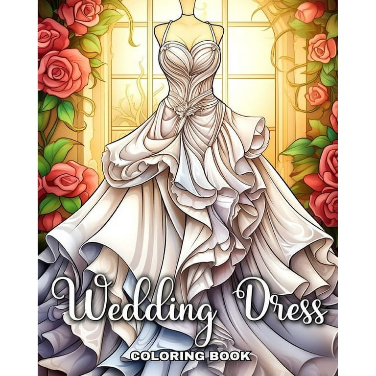 dress design coloring pages