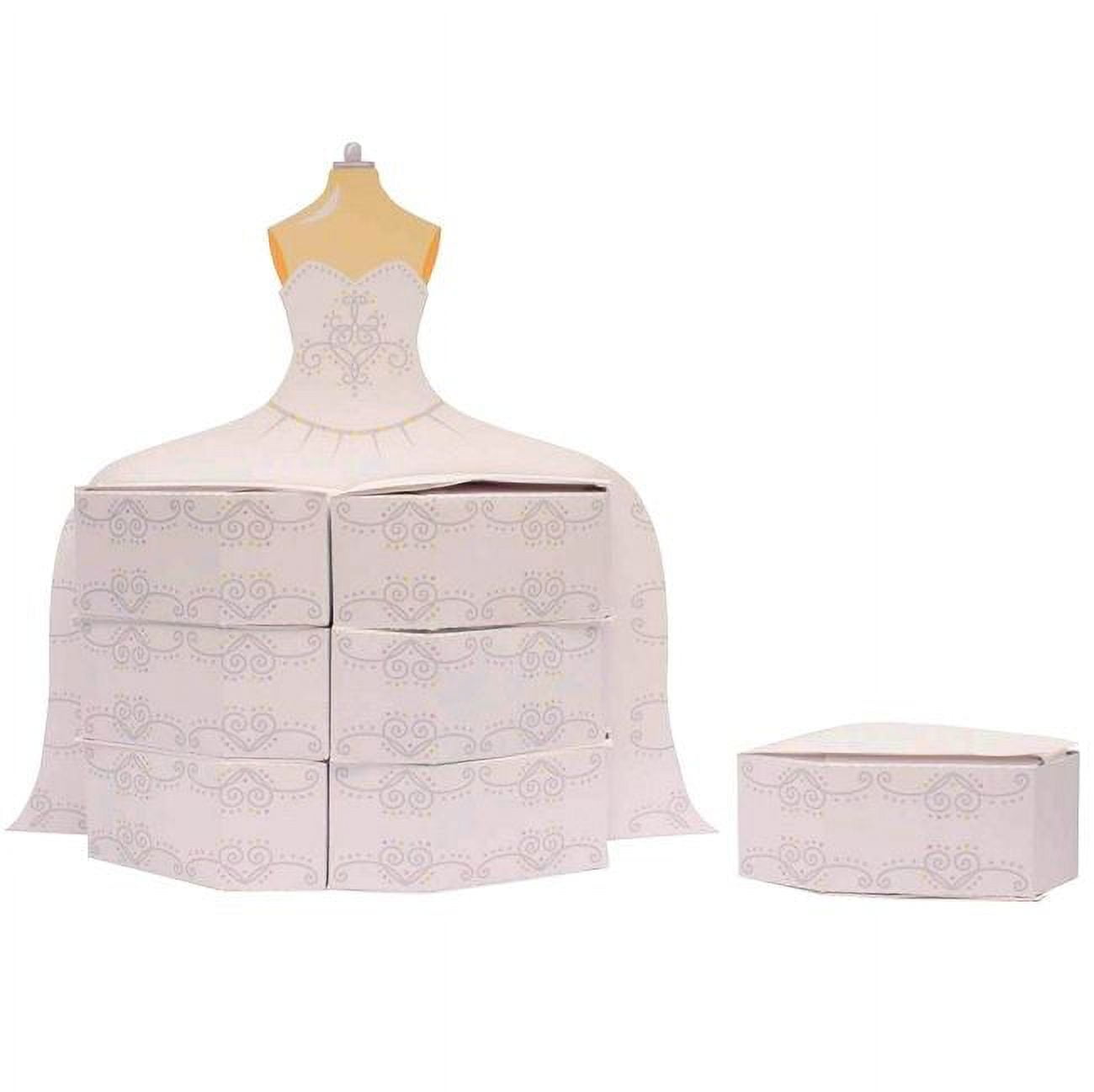 Wedding Dress Shaped Favor Boxes Centerpiece - Walmart.com