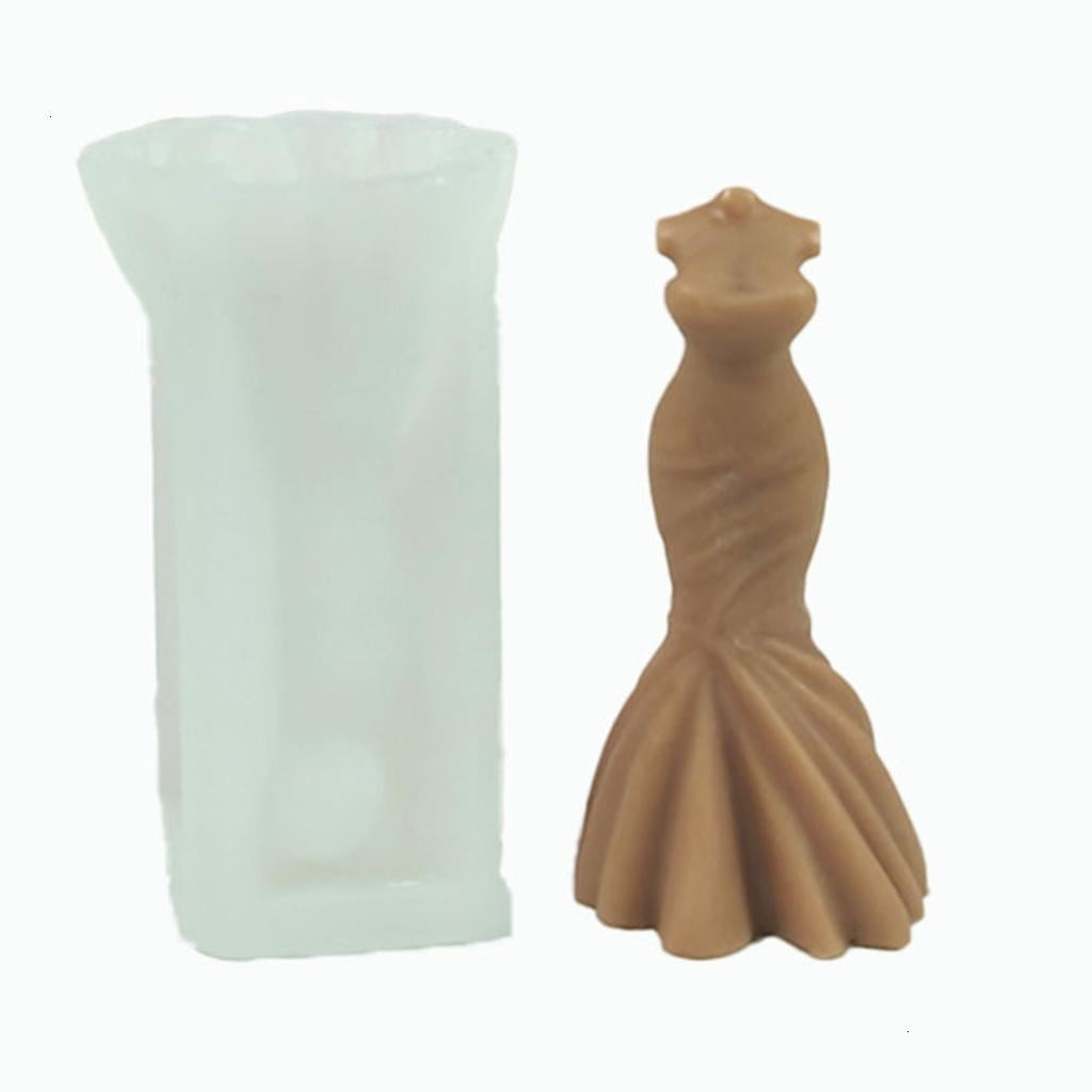 Wedding Dress Silicone Molds Evening Gown Silicone Candle Molds for ...