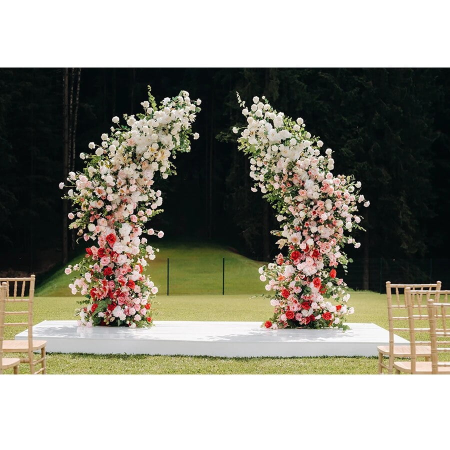 Wedding Engagement Party Decoration Backdrop Flowers Wall Floral Baby ...