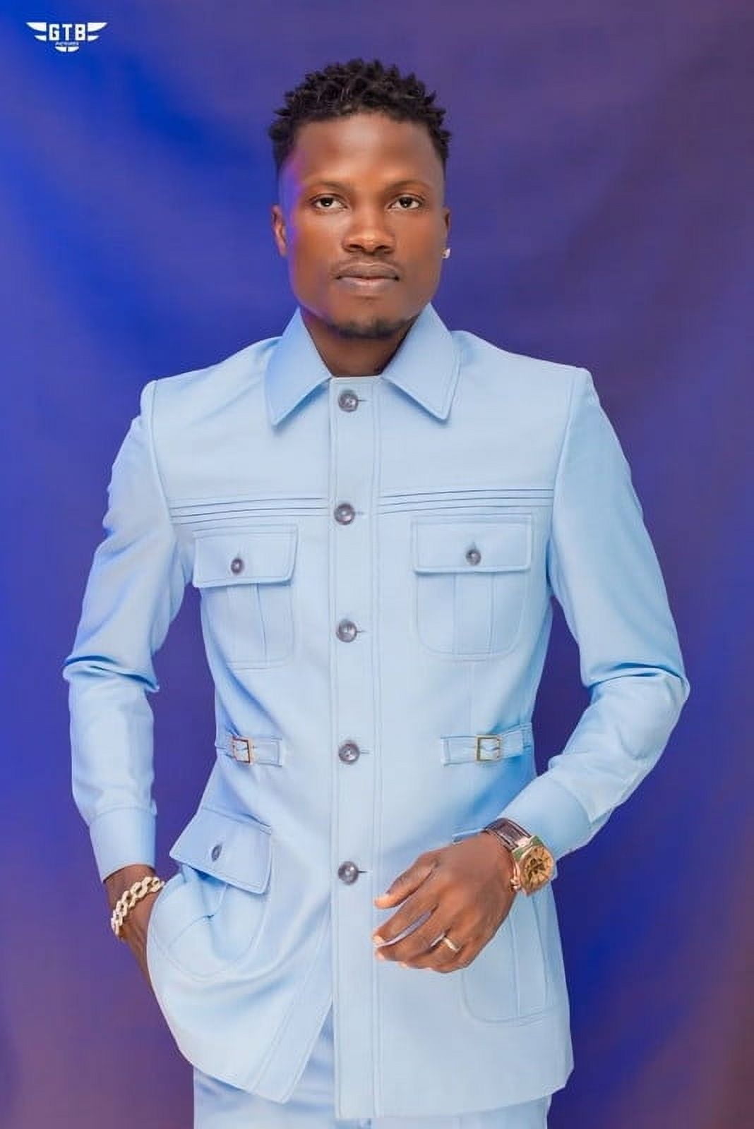 Wedding Event Daily Wear Decent Casual Wear Safari Suit For Men ...