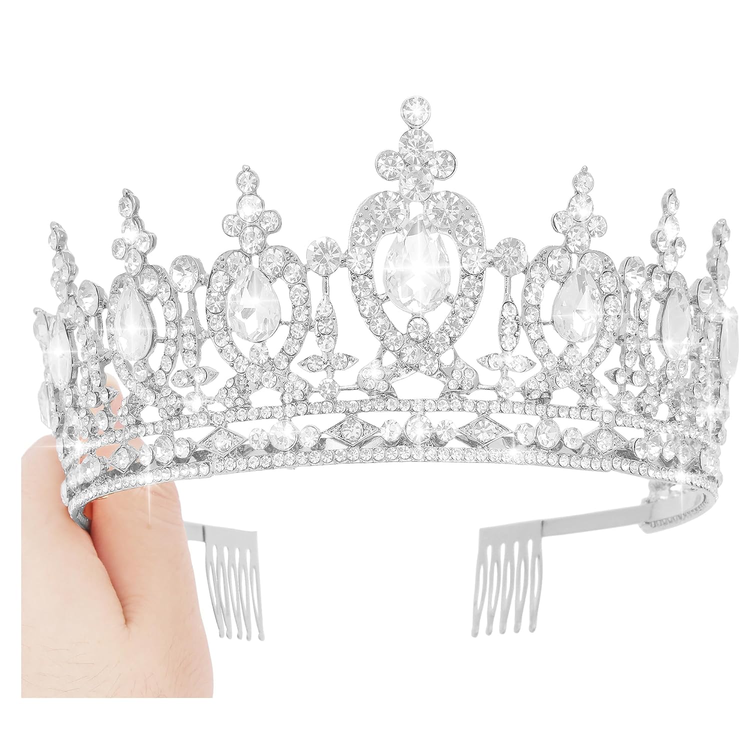 Wedding Fine Decor Bridal Hair Accessories for Women Crystal Headband ...