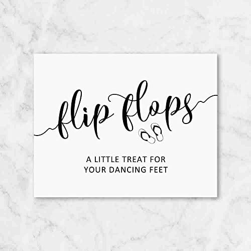 Wedding Flip Flops Sign, Flip Flop Sign, Wedding Signs, Dancing Shoes ...