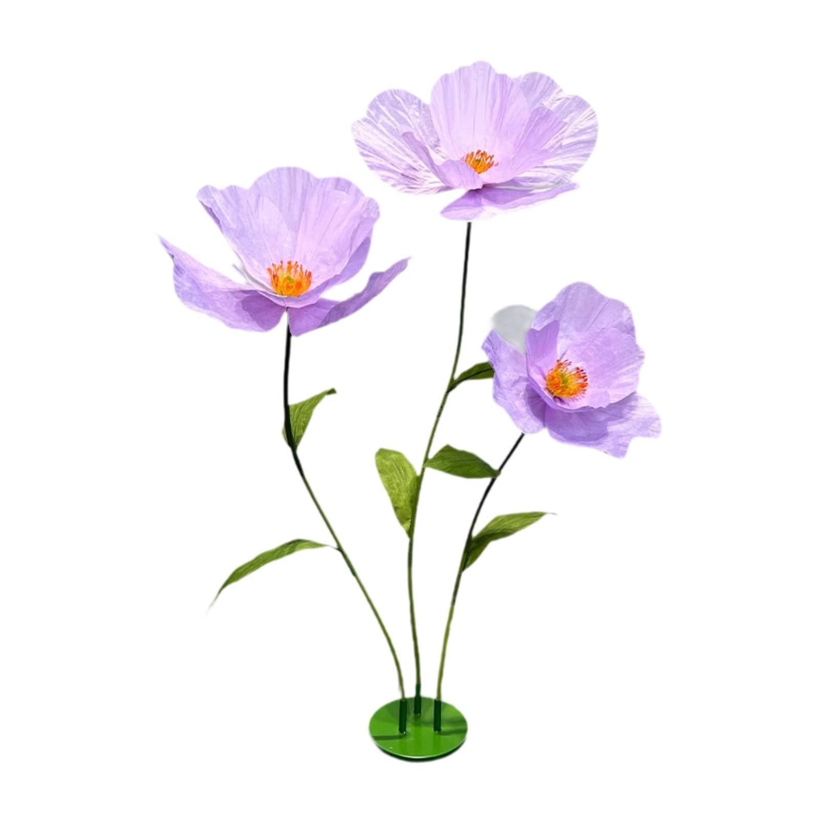 Wedding Floral Arrangements Giant Flowers Window Display Lifelike Fiber ...