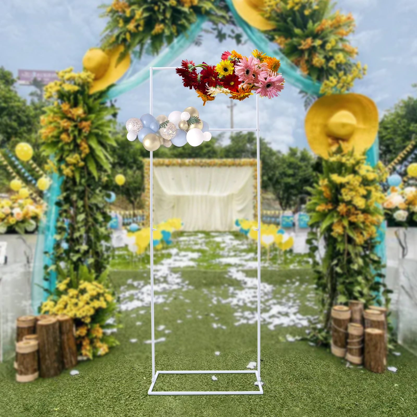 Wedding Flower Stand White Flower Stand Wedding Centerpieces ...