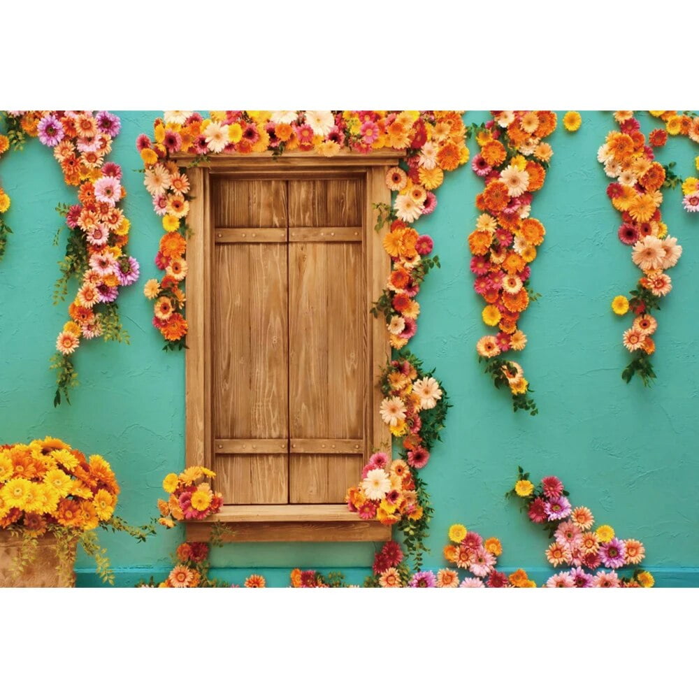 Wedding Flower Wall Backdrop Colorful Flower Arch Slate Path Secret ...