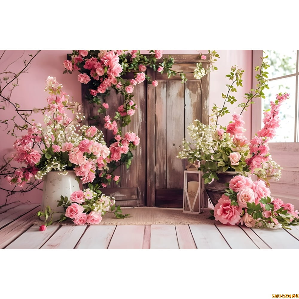 Wedding Flowers Photography Backdrop Floral Wom Family Bridal Shower ...