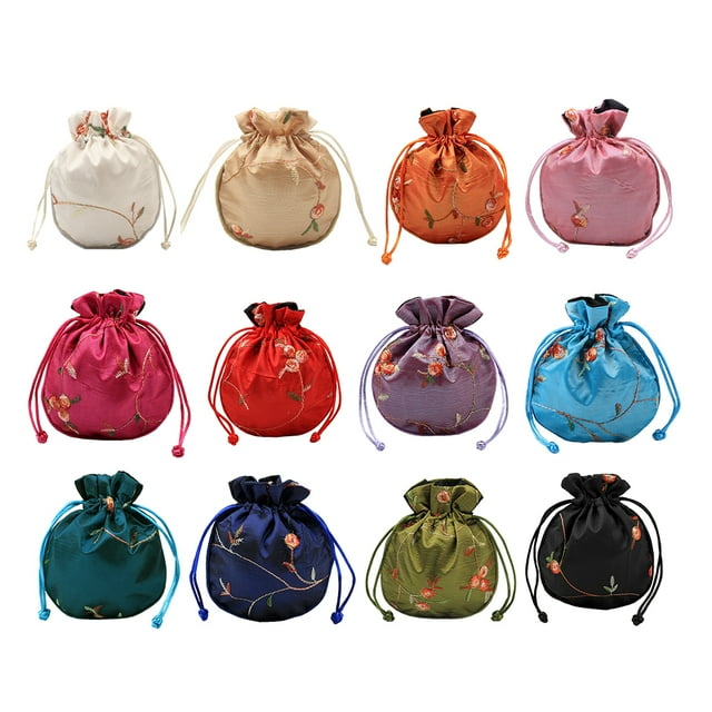Wedding Gift Pouches Small Drawstring Bags for Jewelry Pull Bead The Fruit Beam Port - Walmart.com