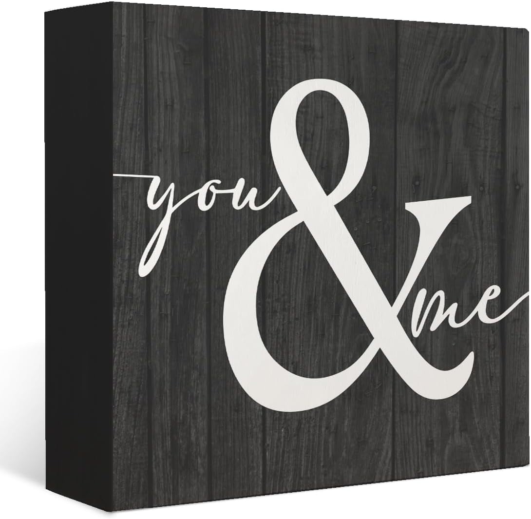 Wedding Gifts,Couples Bedroom Decor For Couples Wood Box Sign Desk ...