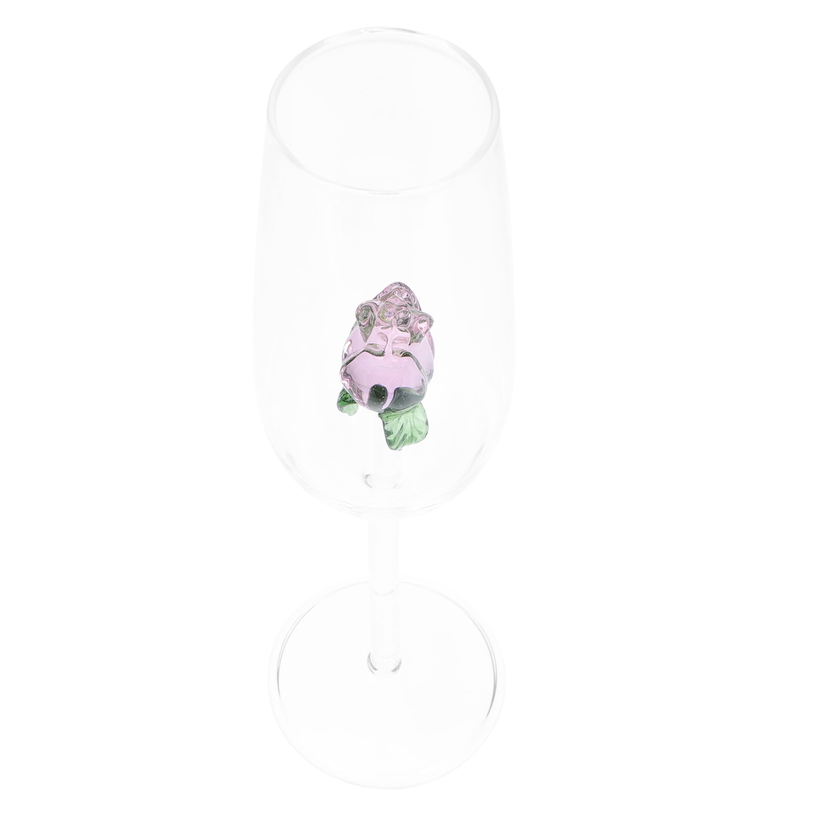 Wedding Glass Rose Flower Toasting Flute Glasses Flutes for Wedding ...