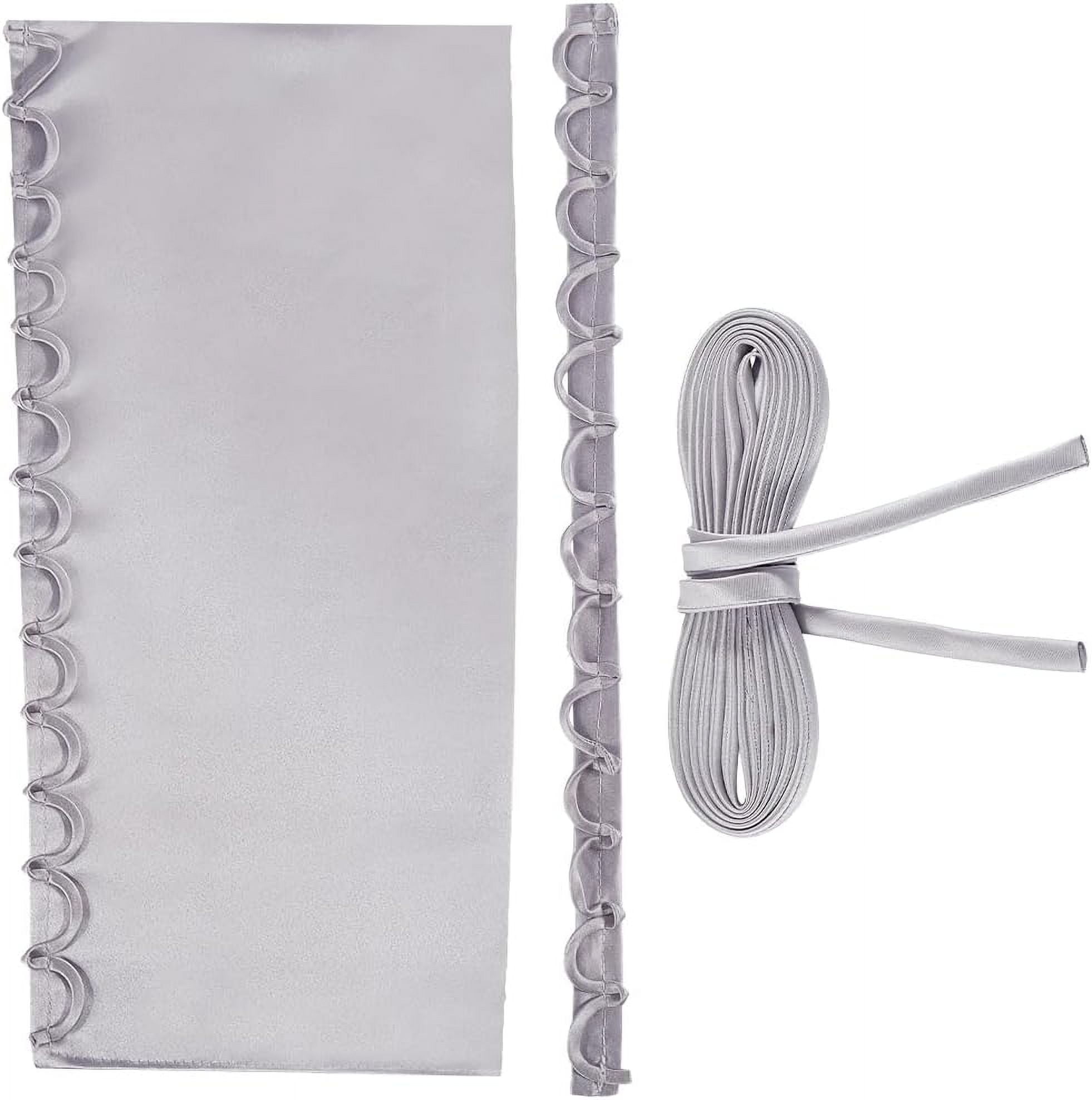 Wedding Gown Corset Kit 3PCS/Set Zipper Replacement Silver Satin Corset ...