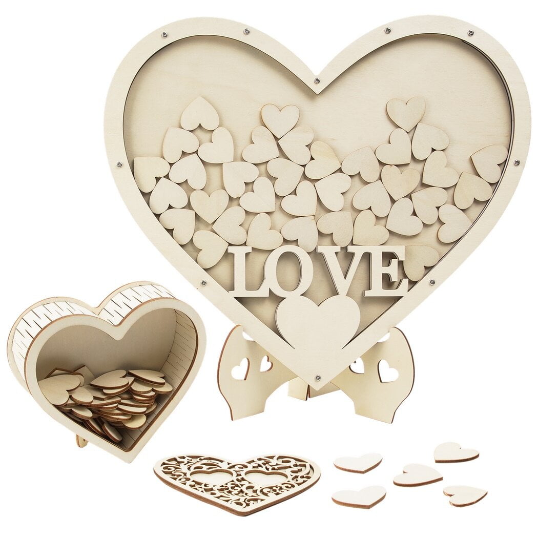 Wedding Guest Book Alternative, Wooden Wedding Guest Signing Frame ...