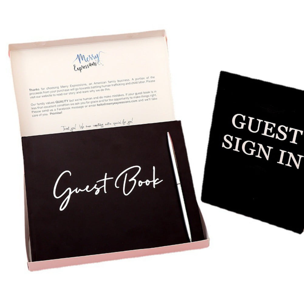 Wedding Guest Book Memory Message Book Guest Sign-in Book Guest ...