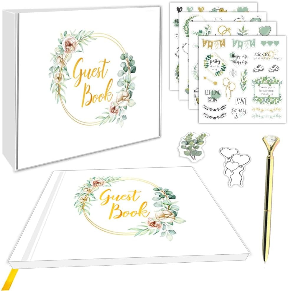 Wedding Guest Book, Sign in Guest Book Wedding Reception, Guest Sign in ...