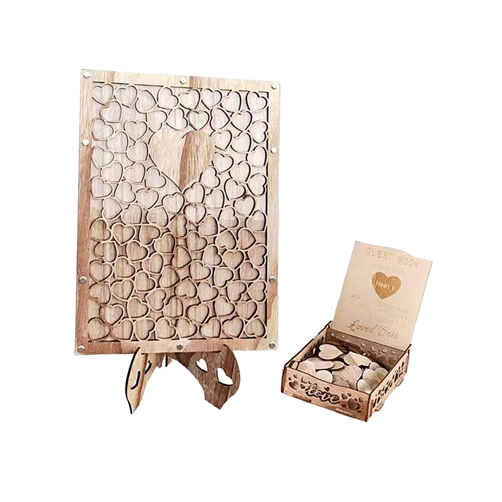 Wedding Guest Book Stand, Guestbook Wedding Signs for Reception, Unique ...