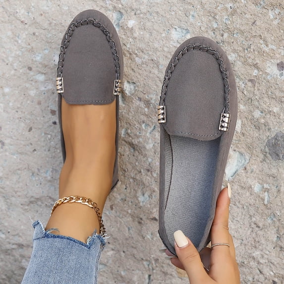 Wedding Guest Comfortable All Day Wear Dress Shoes Round Toe Shallow ...