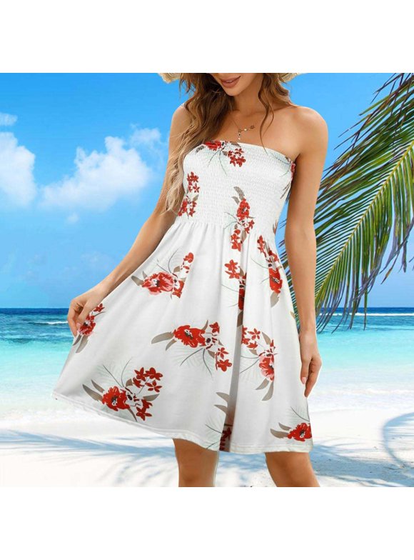 Red Beach Dresses