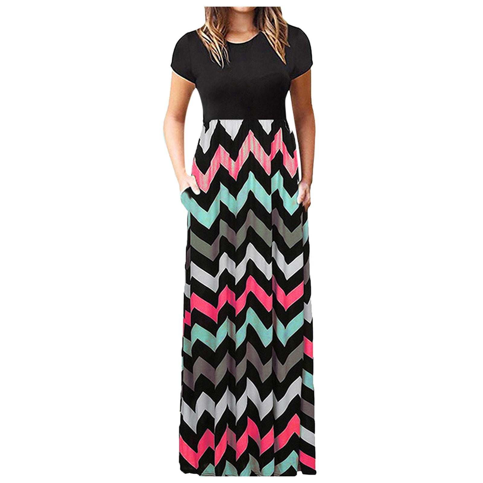 Wedding Guest Dresses for Women Plus Size for Summer Casual Beach Long ...