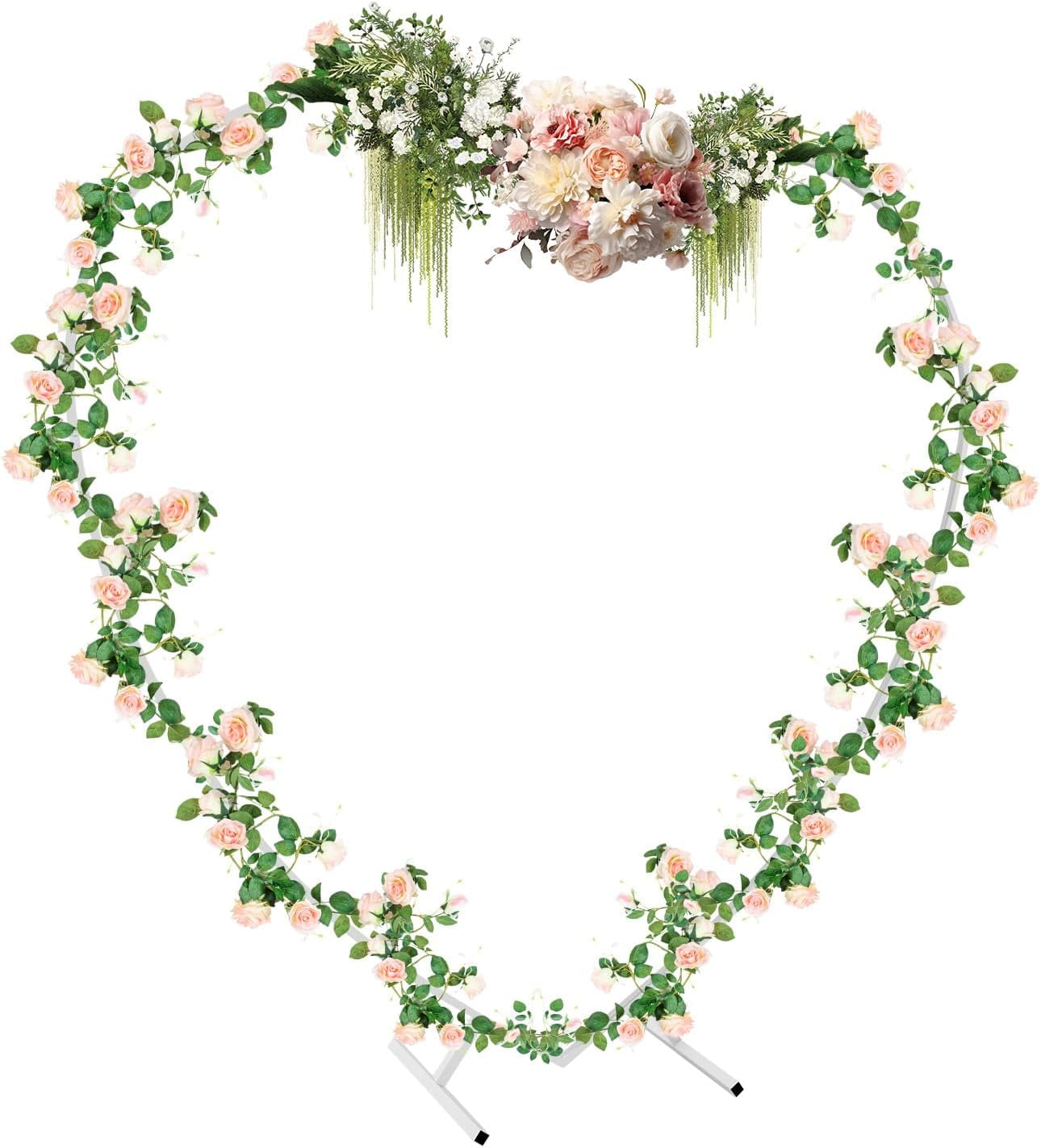 Wedding Heart Arch Stand, Heart Shape Wedding Arches Arch Backdrop ...
