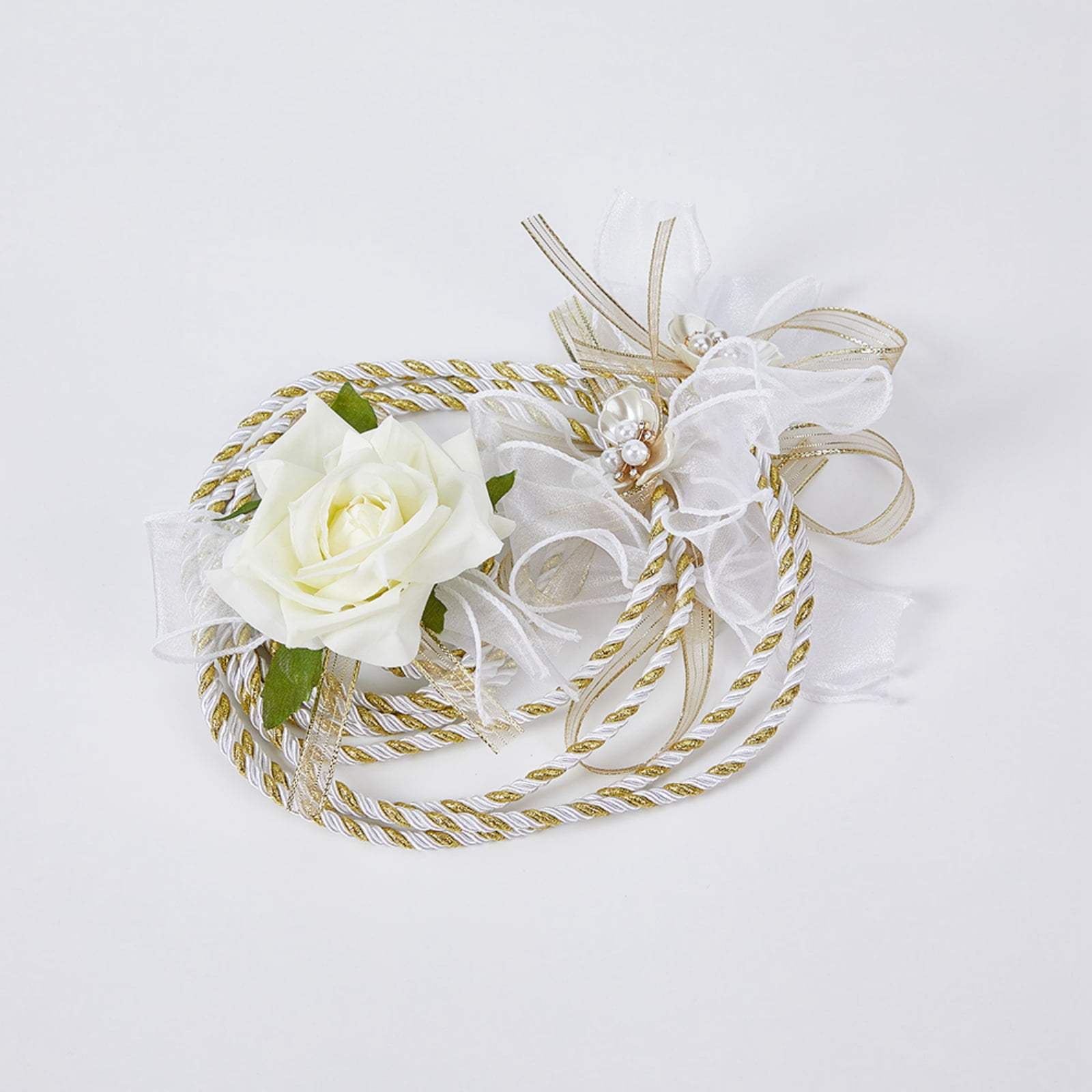 Wedding Lasso Rope Lazo para Boda Wedding Cord Ceremony White Rose ...