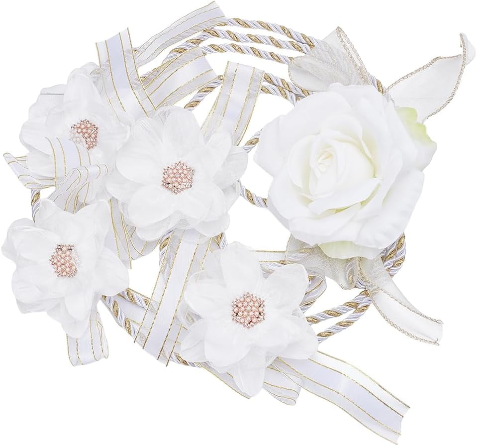 Wedding Lasso Rope Wedding Cord with Flower Traditional Lazo Cord White ...