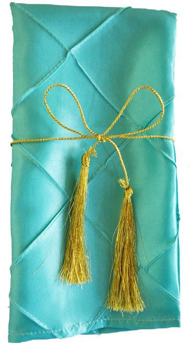 Wedding Linens Inc. 10 pcs 20"x 20" Premium Pintuck Taffeta Table Linen ...