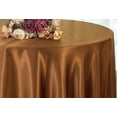 Wedding Linens Inc. 108" Round Satin Tablecloth Satin Table Cover ...