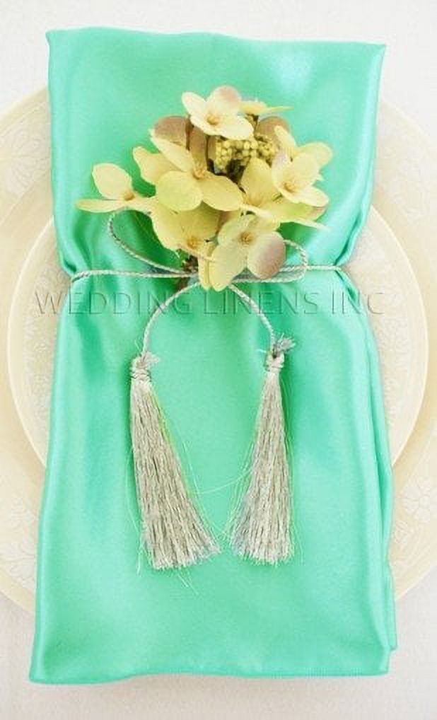 Wedding Linens Inc. (10pcs) 20'' x20" Satin Table Napkins for wedding ...