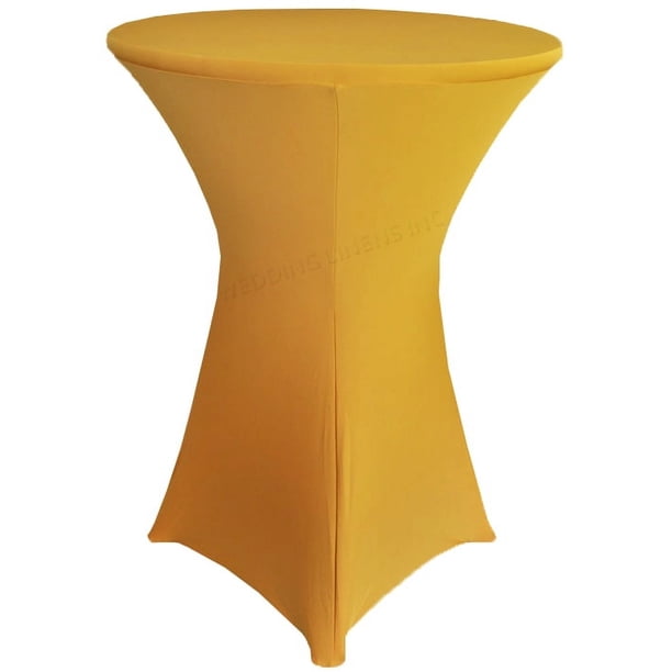 Wedding Linens Inc. (200 GSM) Premium 36"x 42" Round Cocktail Highboy ...