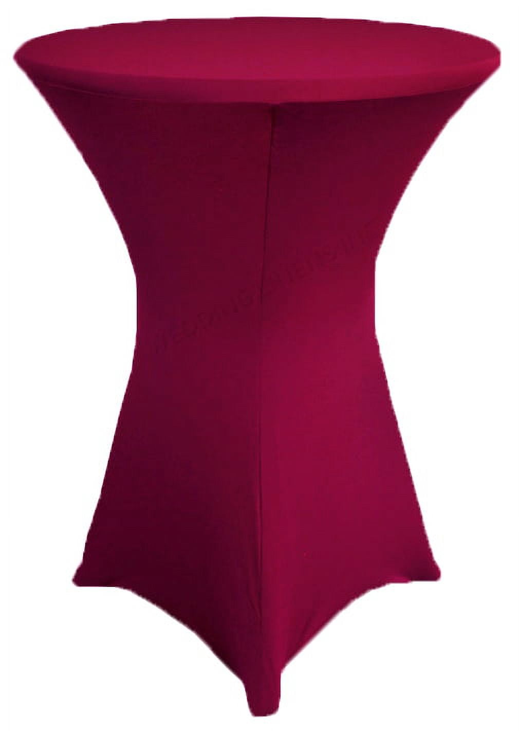 Wedding Linens Inc. (200 GSM) Premium 36"x 42" Round Cocktail Highboy ...