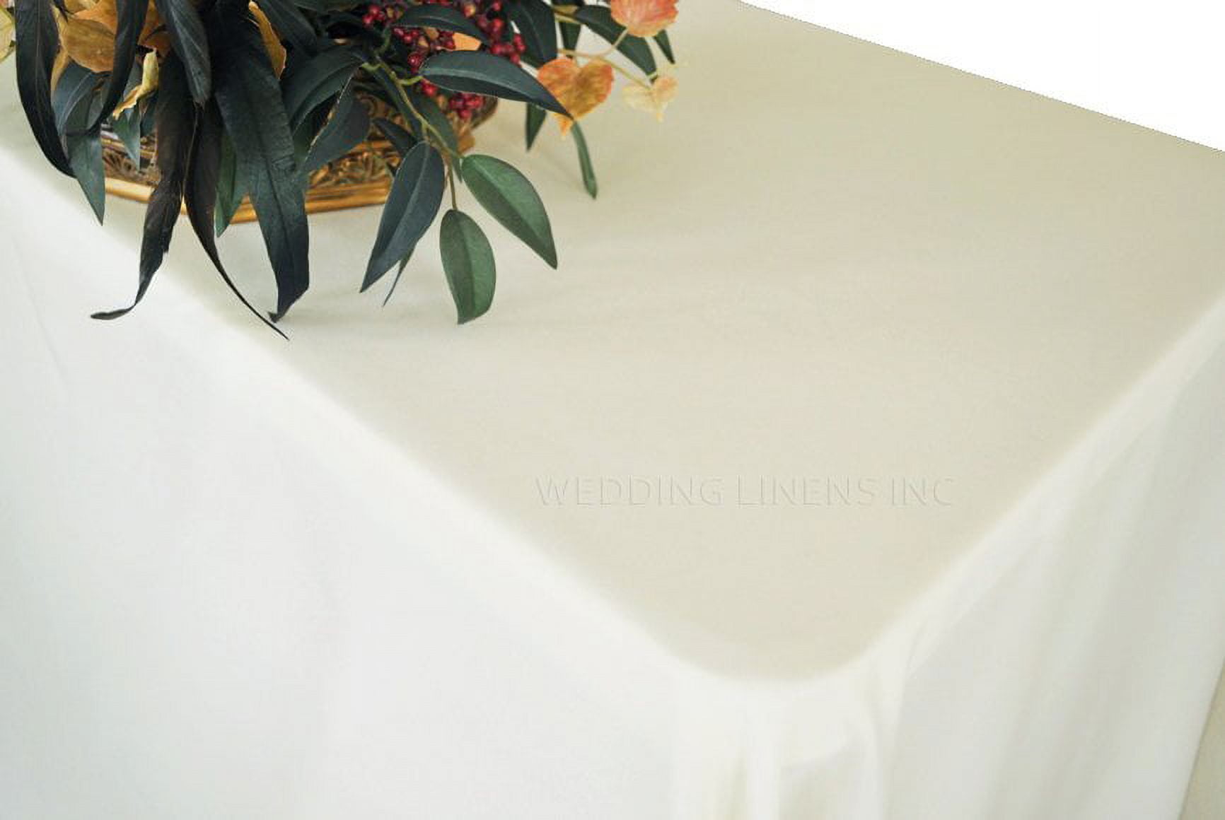 Wedding Linens Inc. 54"x96" Rectangular Polyester Table Cover ...