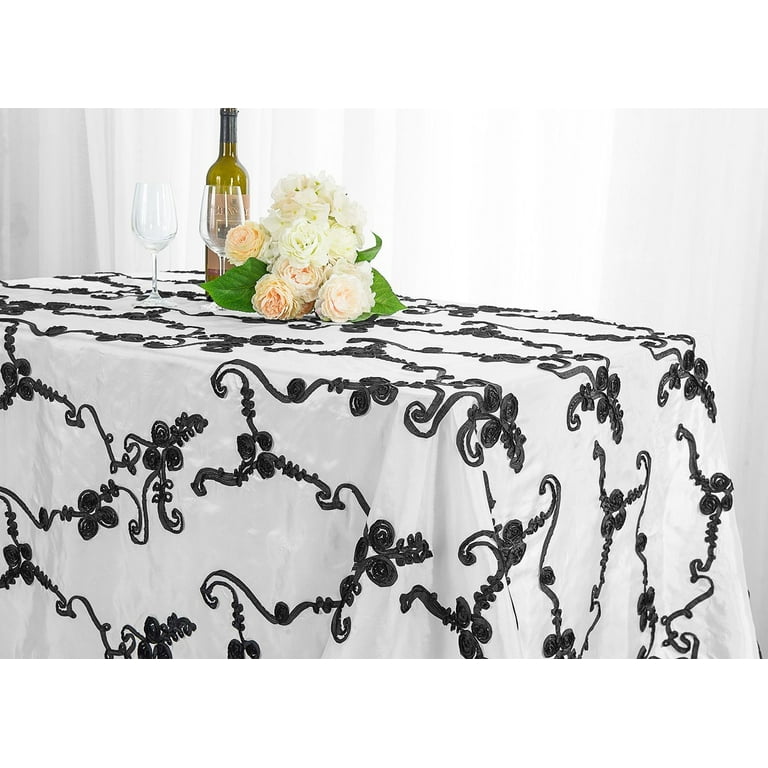 Ribbon Taffeta Table Linens