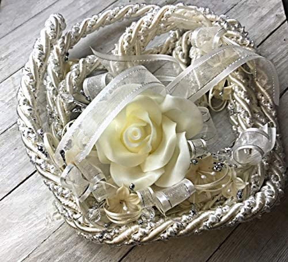 Wedding Love Rope, with Flowers & Glitter Rhinestone. Traditional ...