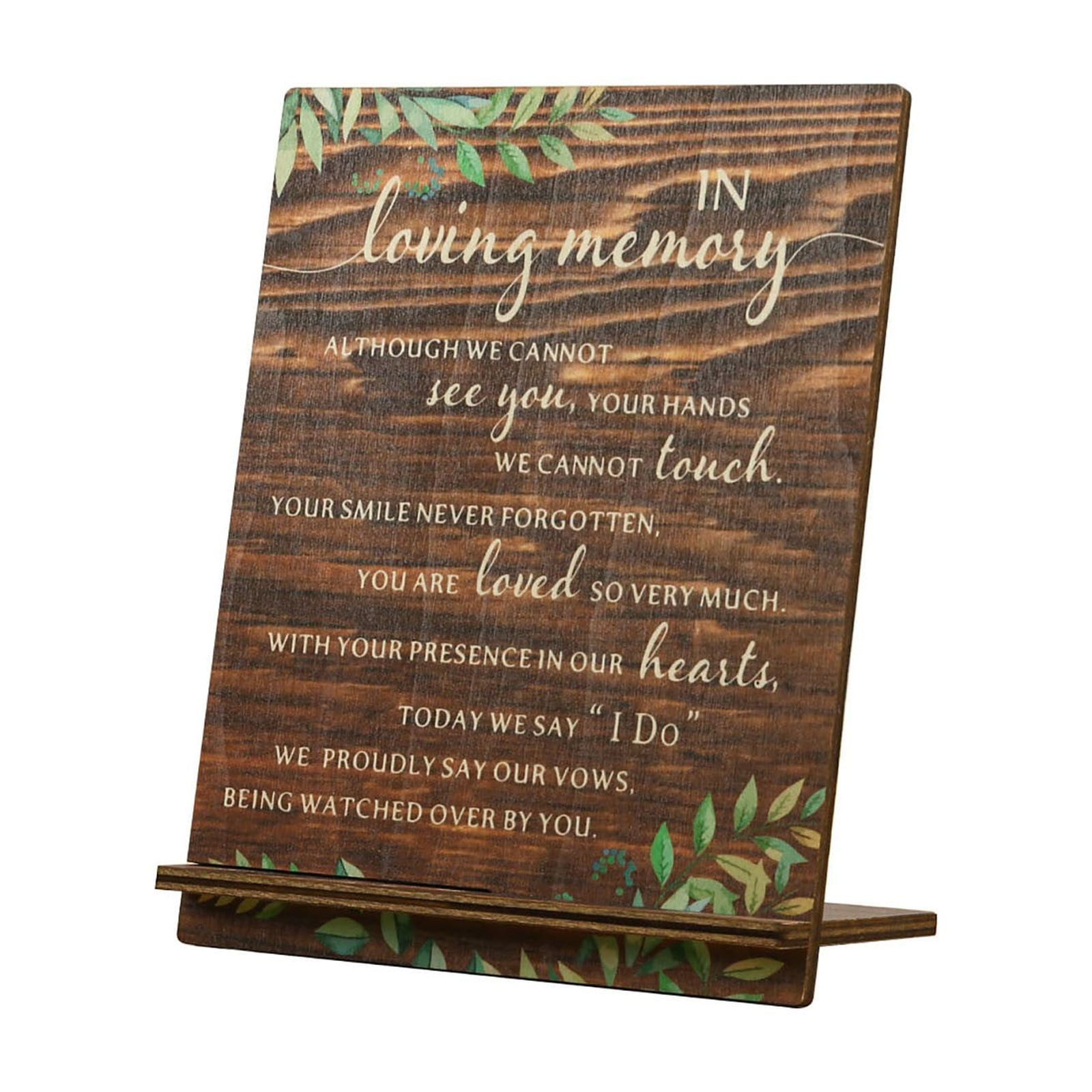 Wedding Memorial Table Signs Acrylic Wooden Wedding Banquet Signs ...