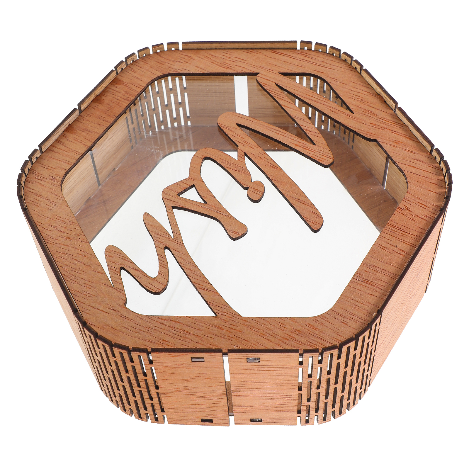 Wedding Message Box Card Case Wooden Boxes for Gifts Memory Piggy Bank ...