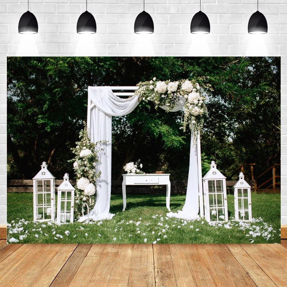 Wedding Outdoor Scenes Backdrop Decor Flower Bridal Shower Baby ...