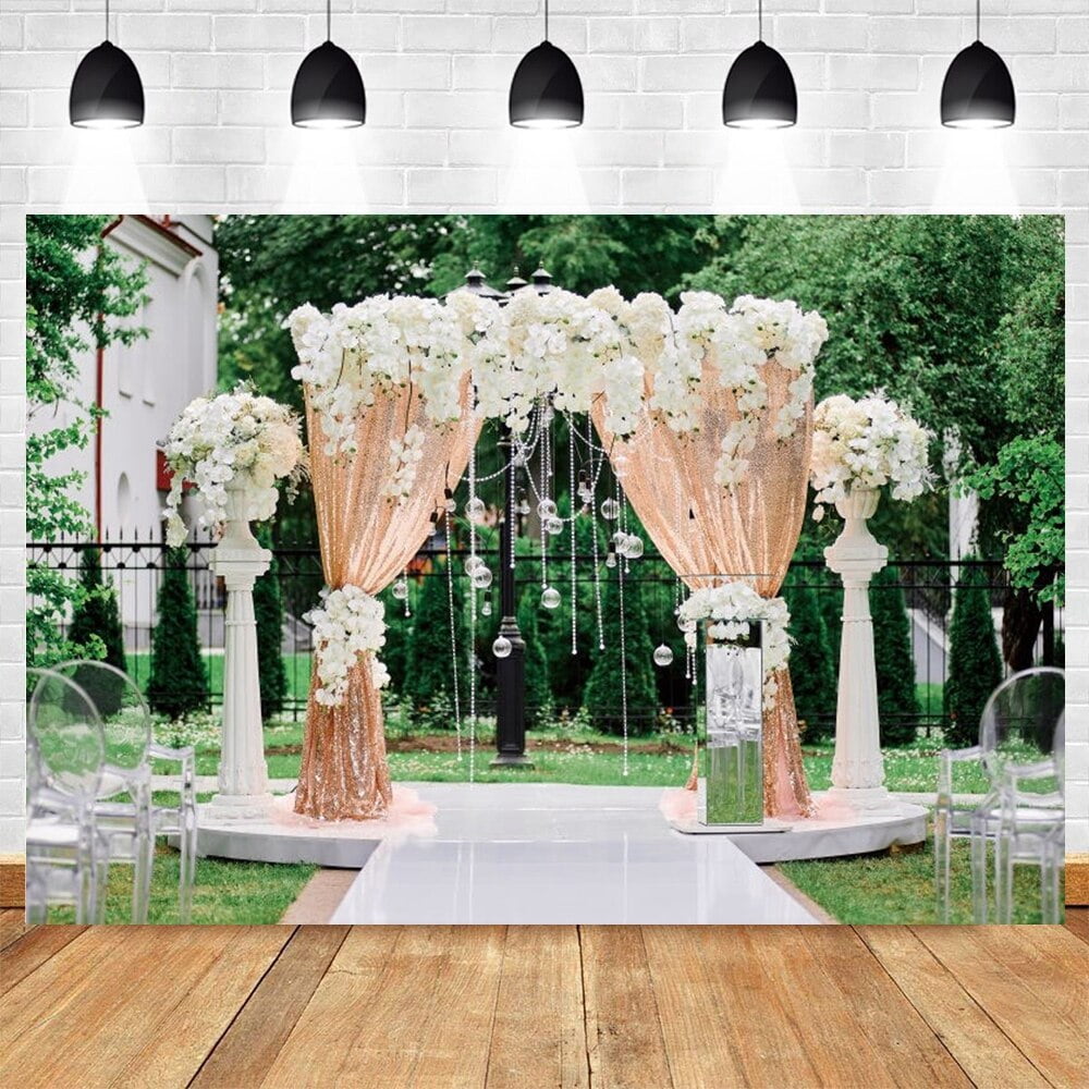 Wedding Outdoor Scenes Backdrop Decor Flower Bridal Shower Baby ...