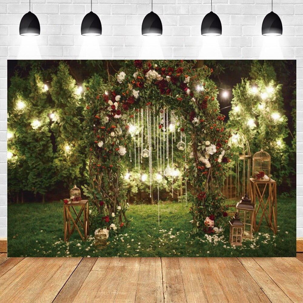 Wedding Outdoor Scenes Backdrop Decor Flower Bridal Shower Baby ...