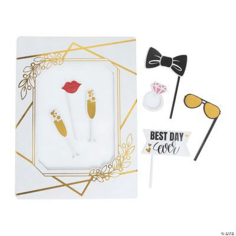 Wedding Photo Booth Frame with Photo Booth Props, Wedding, Party Decor ...