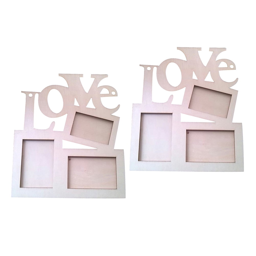 Wedding Photo Frame Frames House Decorations for Home Hollow Out Earth ...