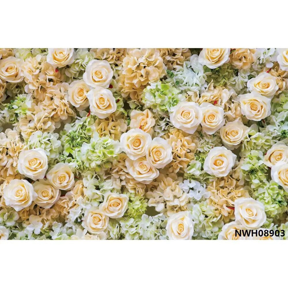 Wedding Photophone Floral Flowers Wall Princess Newborn Birthday ...