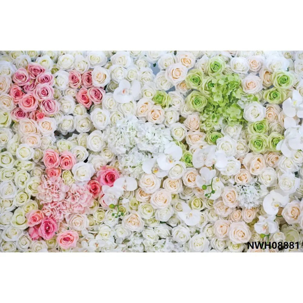 Wedding Photophone Floral Flowers Wall Princess Newborn Birthday ...